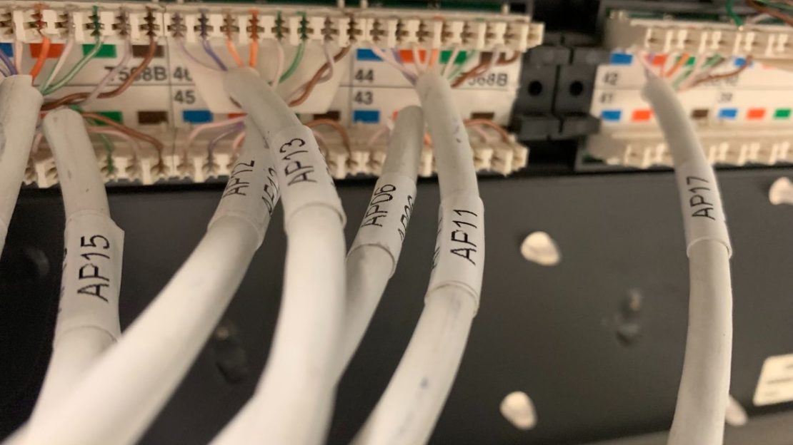 MDF Rack Cable Management | Cabling Company | Los Angeles CA